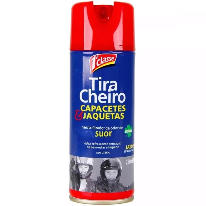 Spray Tira Cheiro Capacetes e Jaquetas 1ª Classe (250ml) - Grid Motors