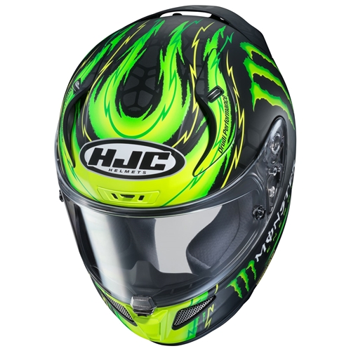 Capacete HJC RPHA 11 Pro Cal Crutclow Preto/Verde (Tri-Composto) - Grid ...