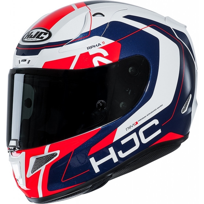 Capacete HJC RPHA 11 Chakri Azul/Vermelho/Branco (Tri-Composto) - Grid ...