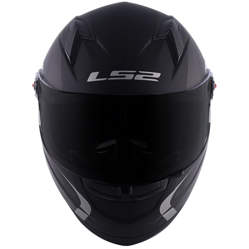 Capacete LS2 FF358 Velvet - Preto/Cinza Fosco - Grid Motors