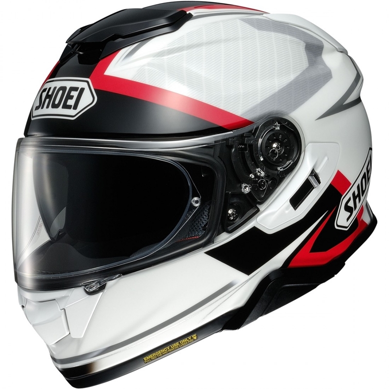 Capacete Shoei GT-Air 2 Affair TC-6 Branco/Preto/Vermelho - Grid Motors