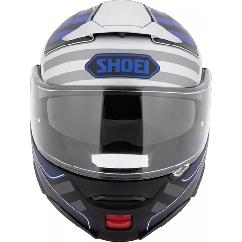 Capacete Shoei Neotec 2 Splicer TC- 2 Preto/Azul/Prata Articulado ...