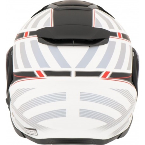 Capacete Shoei Neotec 2 Splicer TC- 6 Preto/Branco/Vermelho Articulado ...