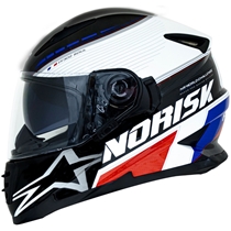 Capacete Norisk FF302 Grand Prix Alemanha (Viseira Solar) - Grid Motors