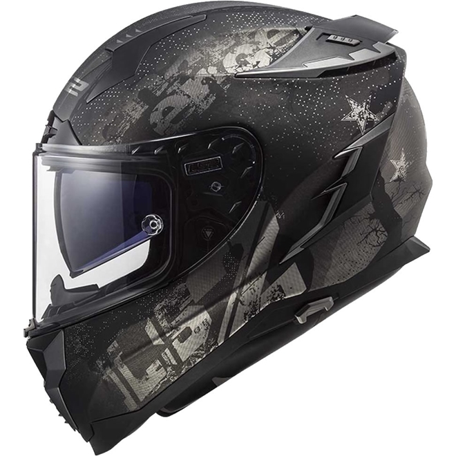 Capacete LS2 FF327 Challenger Flex Preto Fosco - Grid Motors