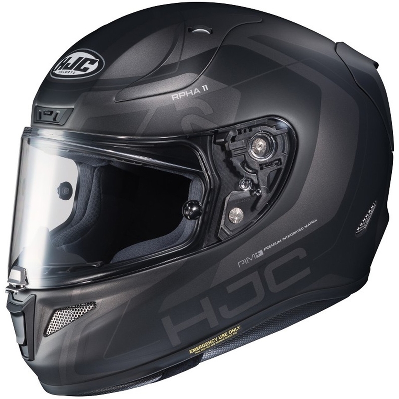 Capacete HJC RPHA 11 Chakri Preto (Tri-Composto) - Grid Motors