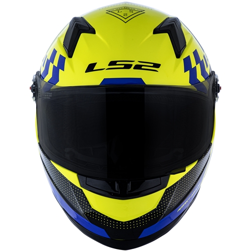 Capacete LS2 FF358 Podium - Amarelo/Preto - Grid Motors