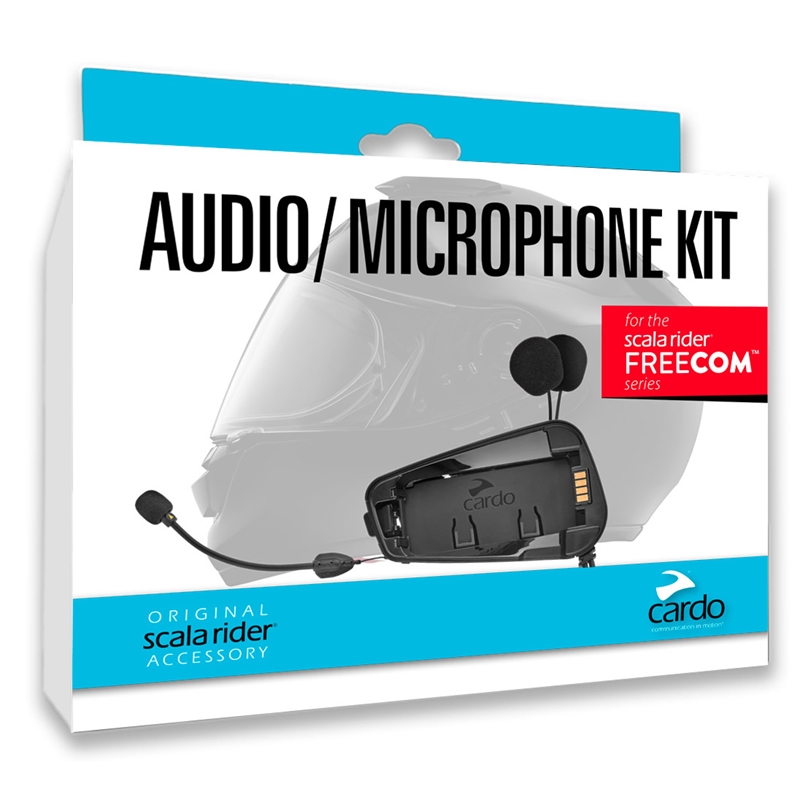 Kit Áudio e Microphone Intercomunicador Cardo Scala Rider Freecom ...