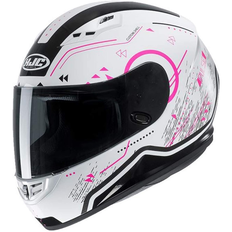 Capacete HJC CS 15 Safa Branco/Rosa - Grid Motors