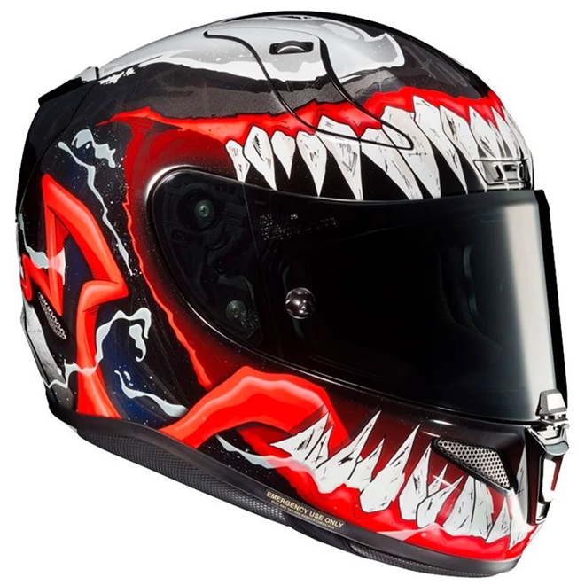 Capacete HJC RPHA 11 Venom 2 Preto (Tri-Composto) - Grid Motors