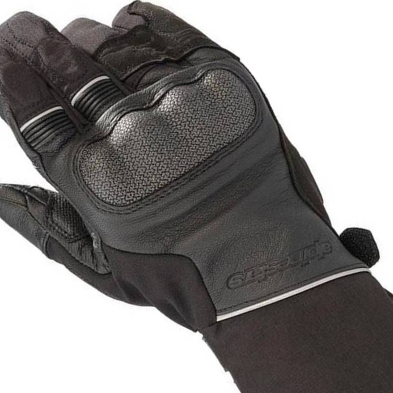 Luva Alpinestars WR-2 V2 Gore-Tex Preta - Grid Motors