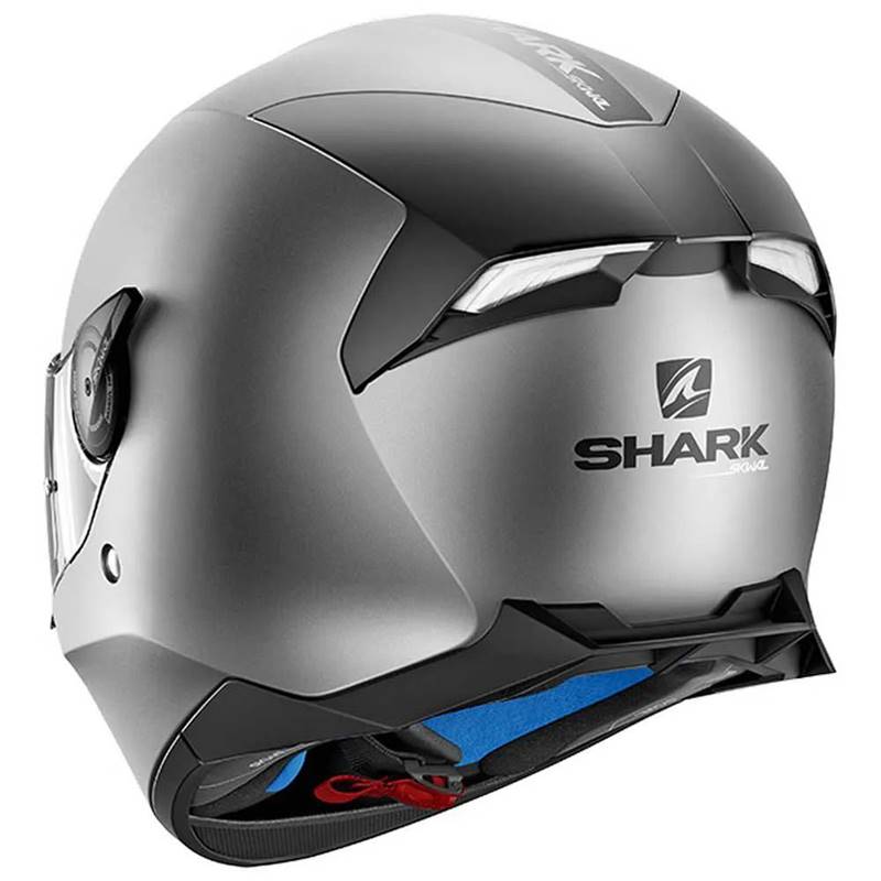 Capacete Shark D-Skwal 2 Blank Mat AMA Cinza Fosco