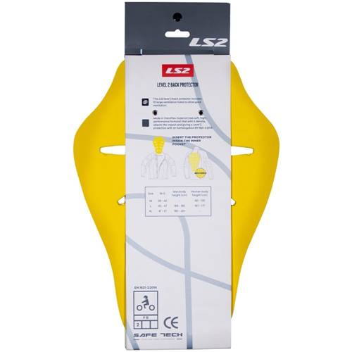 Protetor de Coluna LS2 Back Protector - Universal - Grid Motors