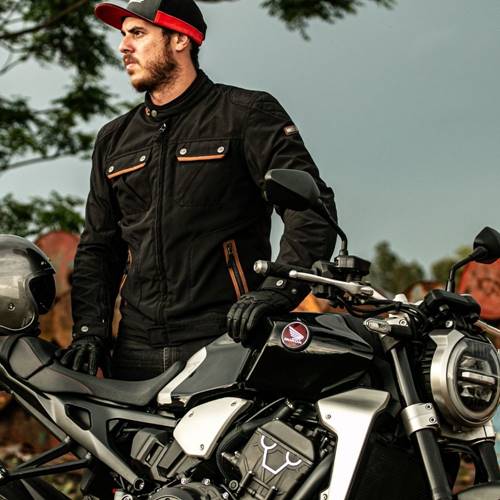 Jaqueta LS2 Bullet - Preto - Grid Motors