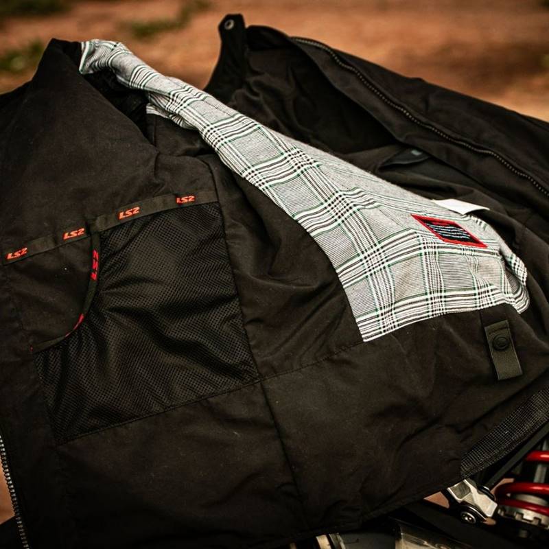 Jaqueta LS2 Bullet - Preto - Grid Motors