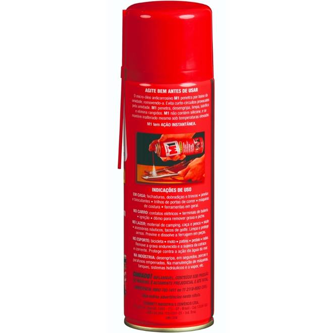 Lubrificante Micro Óleo Anticorrosivo M1 Starrett - Spray 300ml - Grid ...