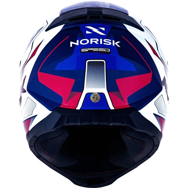 Capacete Norisk Razor Speedmax Azul/Branco/Vermelho - Grid Motors