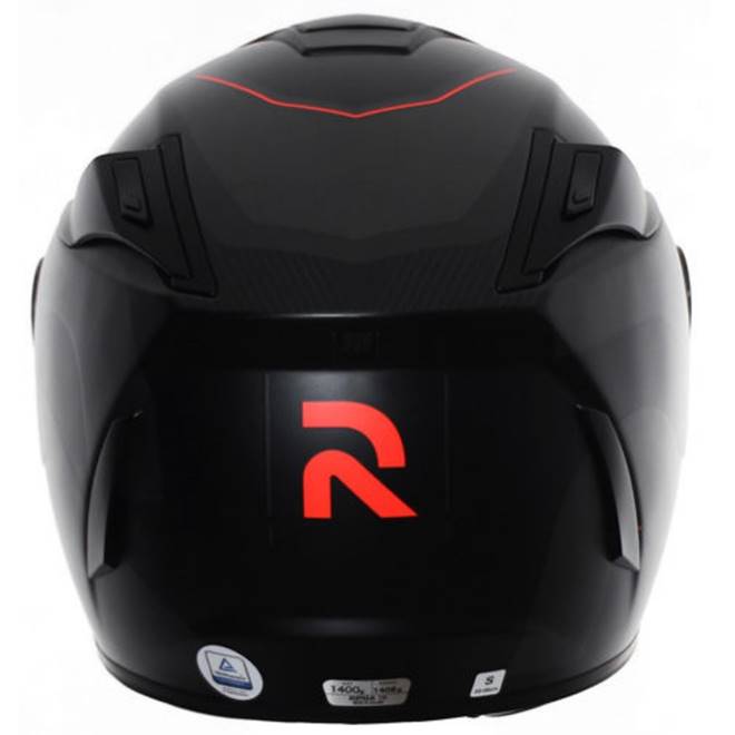 Capacete HJC RPHA 70 Wody - Preto/Vermelho (Tri-Composto)