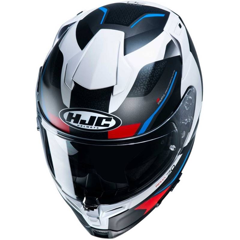 Capacete HJC RPHA 70 Kosis - Preto/Branco/Azul/Vermelho (Tri-Composto)