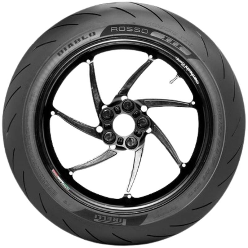 Pneu Moto Pirelli Diablo Rosso III 240/45 ZR17 82W TL - Aro 17 - Traseiro - Grid Motors
