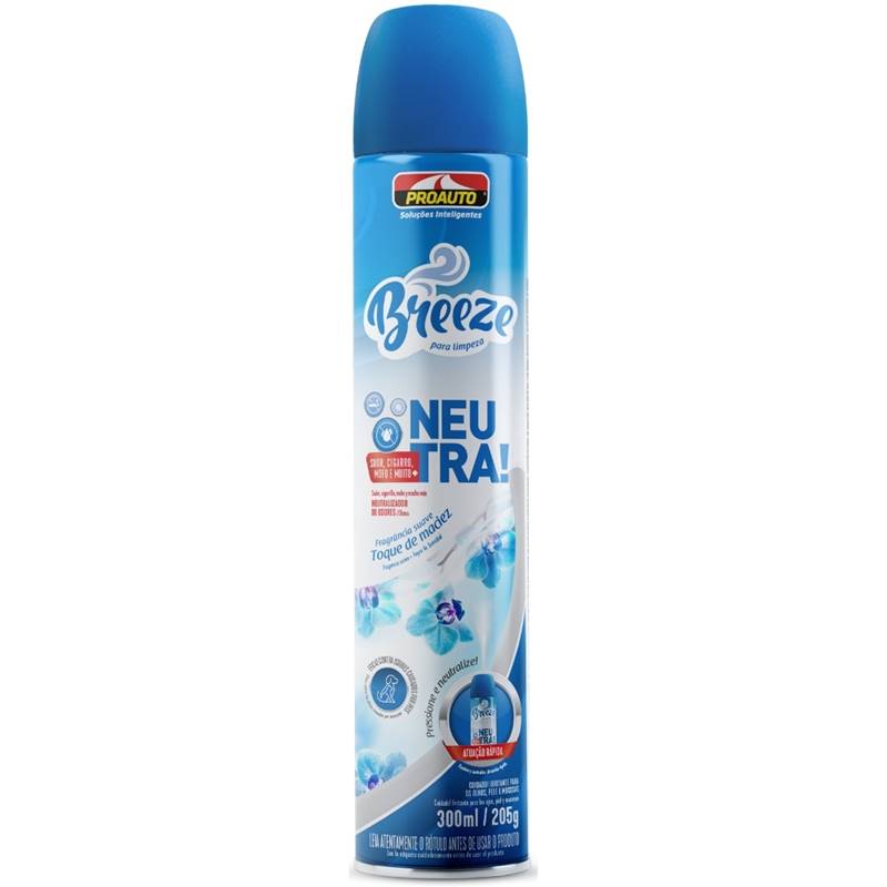 Spray Tira Cheiro Neutralizador de Odores Breeze Neutra Proauto - 300ml