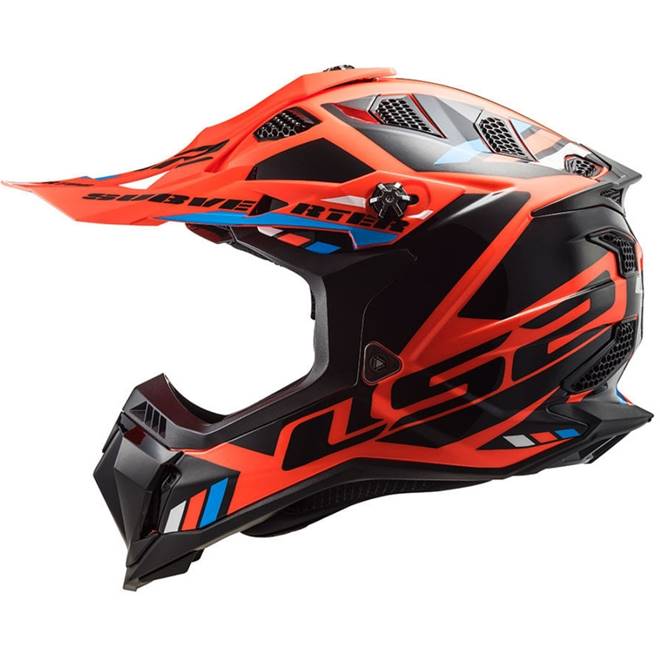 Capacete LS2 MX700 Subverter Evo Stomp - Laranja