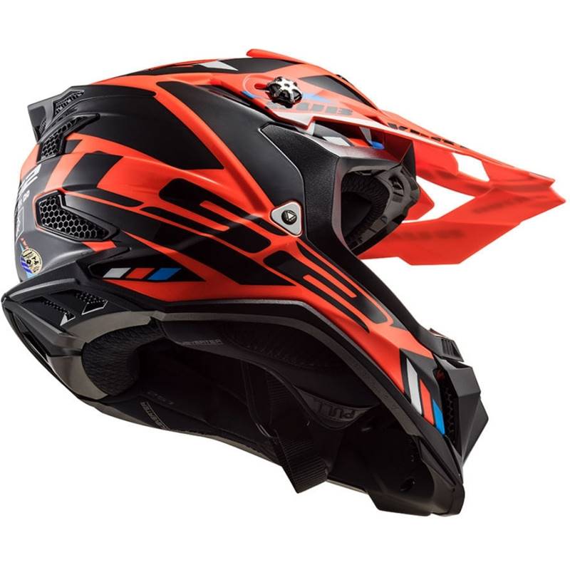 Capacete LS2 MX700 Subverter Evo Stomp - Laranja