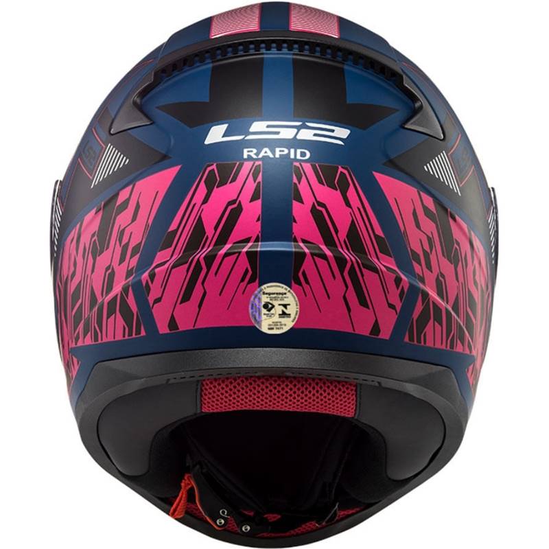 Capacete LS2 FF353 Rapid Xtreet - Azul/Roxo - Grid Motors