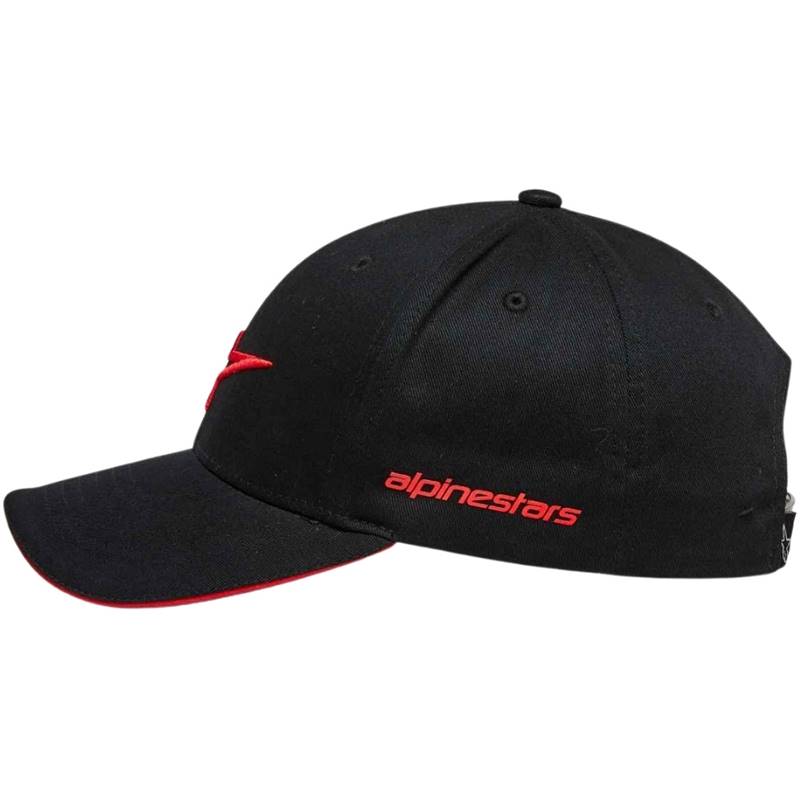 Boné Alpinestars Rostrum Preto/Vermelho