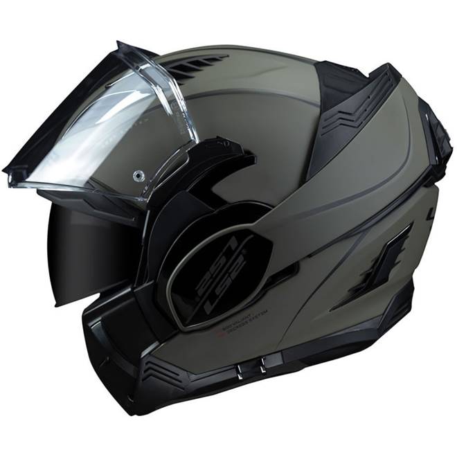 Capacete LS2 Valiant 2 FF900 Special - Cinza Fosco (Articulado) - Grid ...