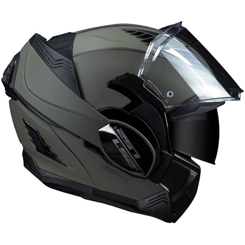 Capacete LS2 Valiant 2 FF900 Special - Cinza Fosco (Articulado) - Grid ...