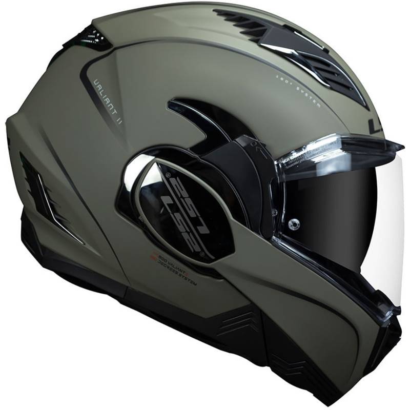 Capacete LS2 Valiant 2 FF900 Special - Cinza Fosco (Articulado) - Grid ...