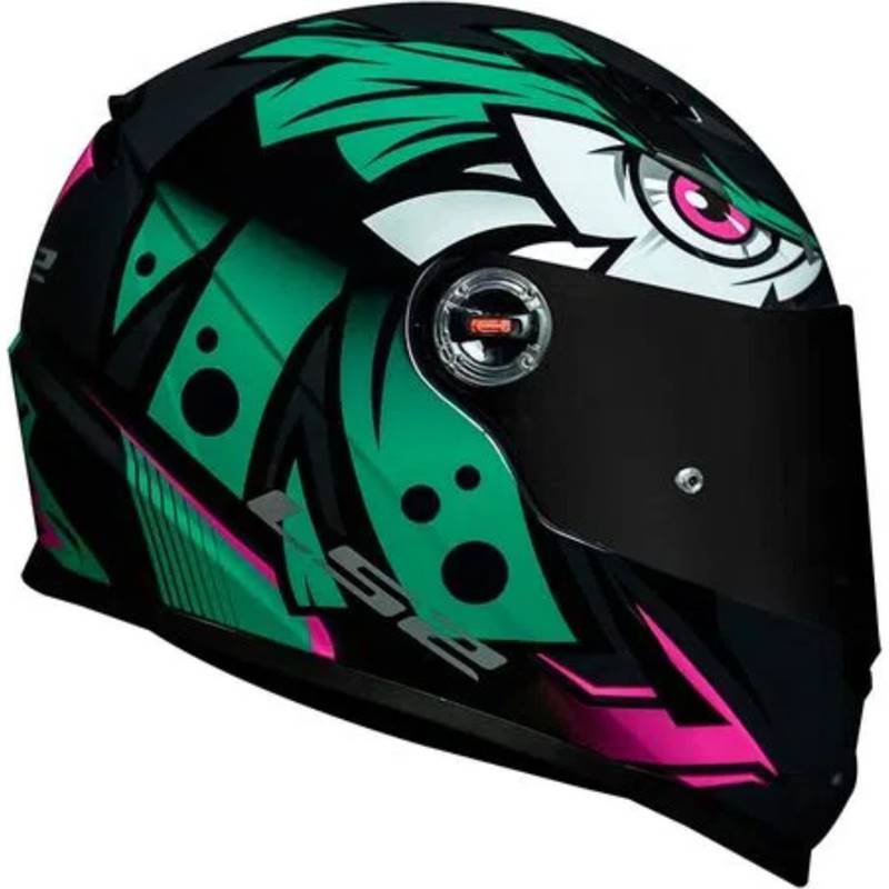 Capacete LS2 FF358 Tribal - Verde - Grid Motors