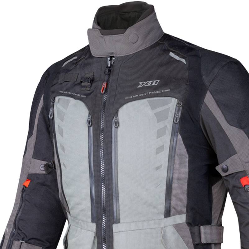 Jaqueta X11 Expedition Cinza/Preto - Grid Motors