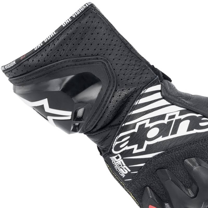 Luva Alpinestars GP Tech V2 - Preto/Branco - Grid Motors