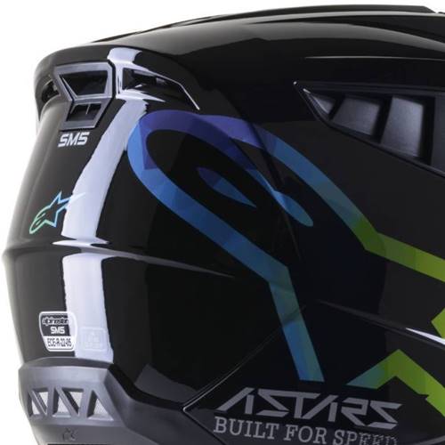 Capacete Alpinestars SM5 Compass - Preto/Cinza - Grid Motors