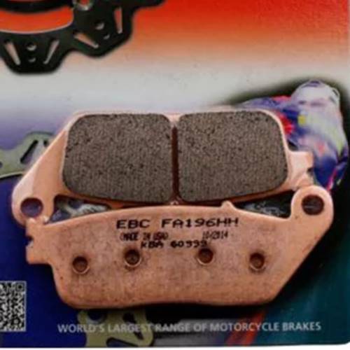 Pastilha de Freio EBC Brakes FA196HH (Dianteira) - Grid Motors