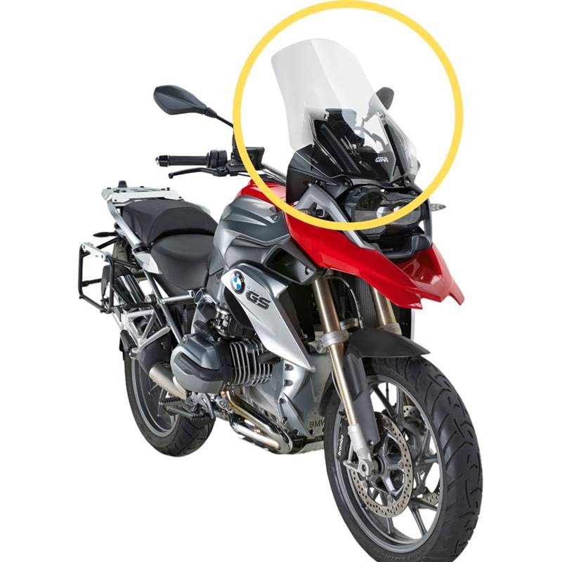 Parabrisa Givi BMW R1200 GS/ADV 2013 até 2018 Transparente - 5108DT ...