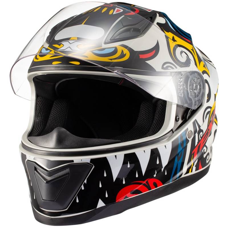Capacete Texx Hawk Hunger - Cinza/Amarelo - Grid Motors