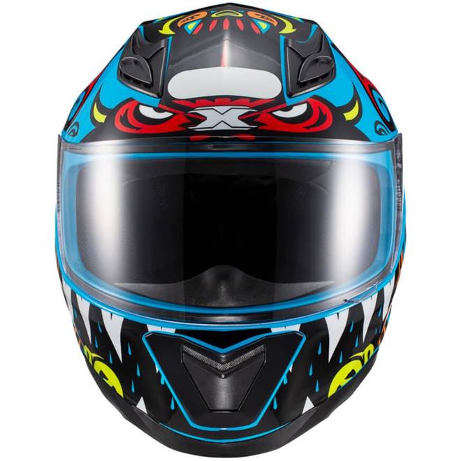Capacete Texx Hawk Hunger - Azul - Grid Motors