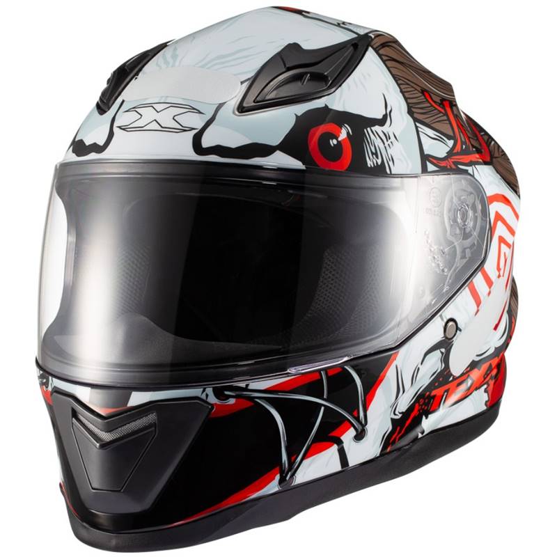 Capacete Texx Hawk Scream - Vermelho - Grid Motors