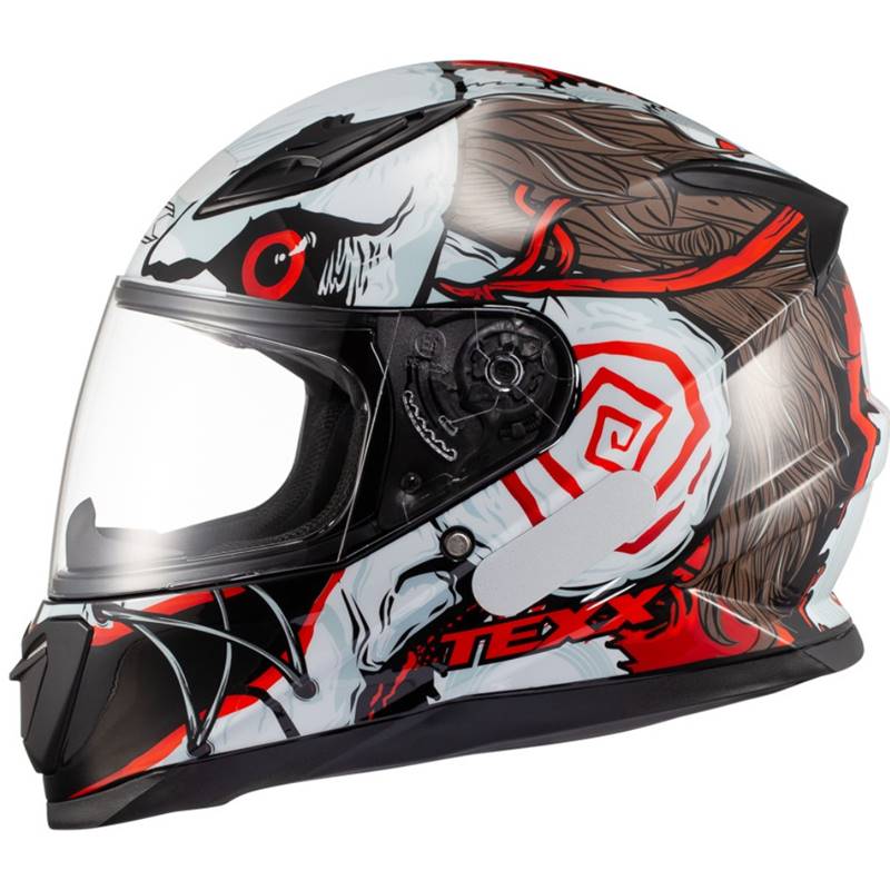 Capacete Texx Hawk Scream - Vermelho - Grid Motors