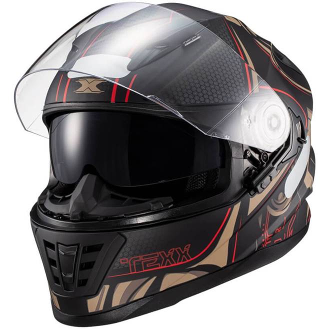 Capacete Texx Wing Cyrax - Vermelho - Grid Motors