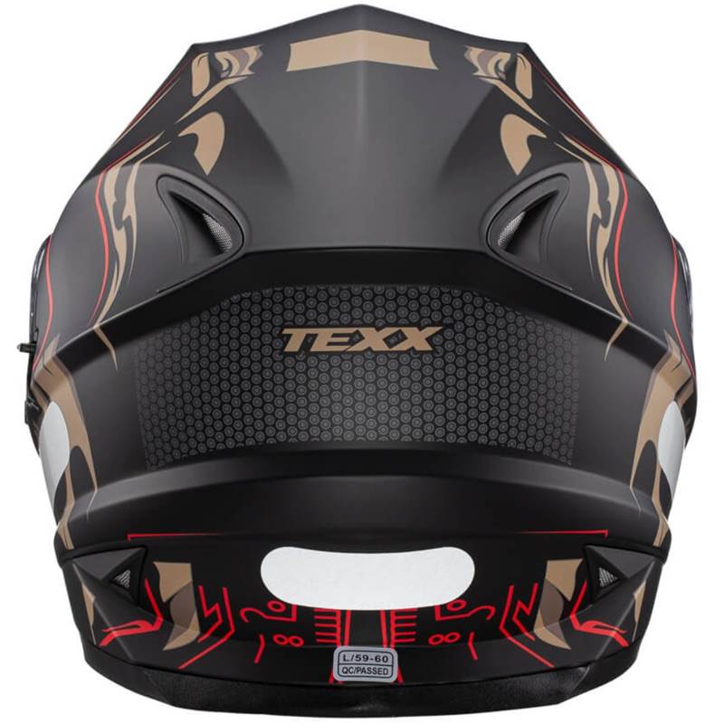 Capacete Texx Wing Cyrax - Vermelho - Grid Motors