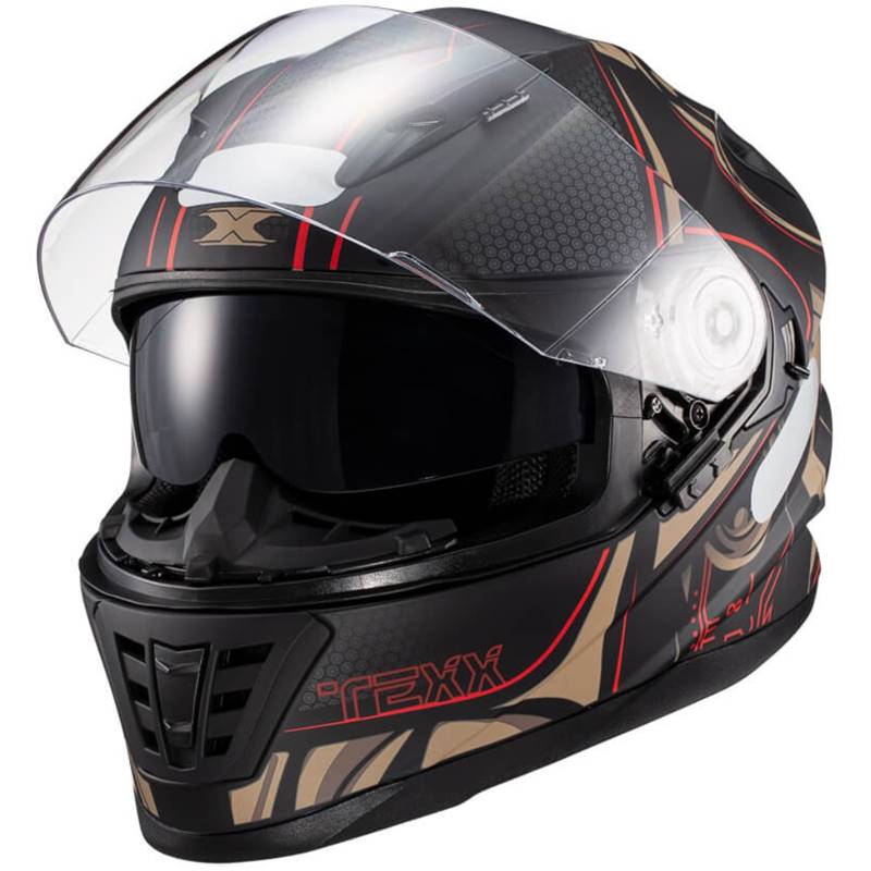 Capacete Texx Wing Cyrax - Vermelho - Grid Motors
