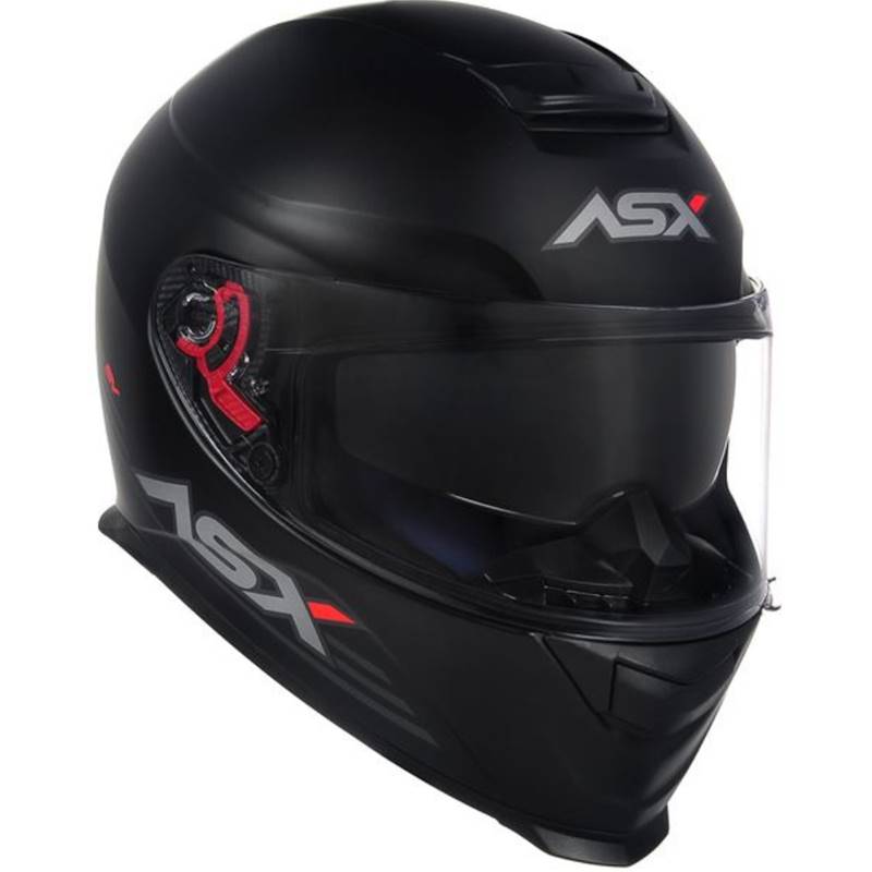 Capacete ASX Eagle SV Solid - Preto Fosco - Grid Motors