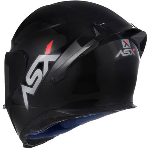 Capacete ASX Eagle Racing Solid - Preto - Grid Motors