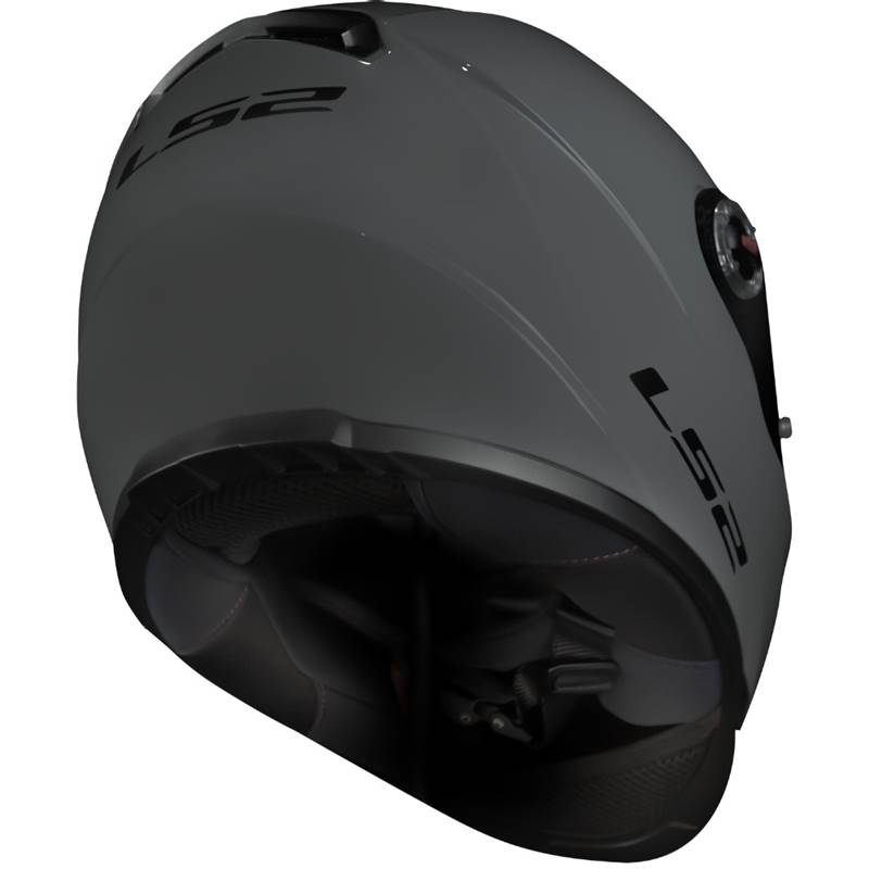 Capacete LS2 FF358 Monocolor - Cinza - Grid Motors