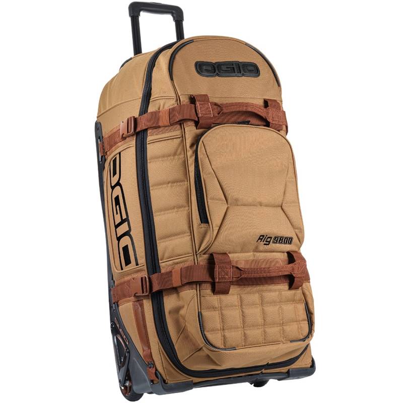 Mala Ogio Rig 9800 Wheeled Bag Coyote - Marrom - Grid Motors