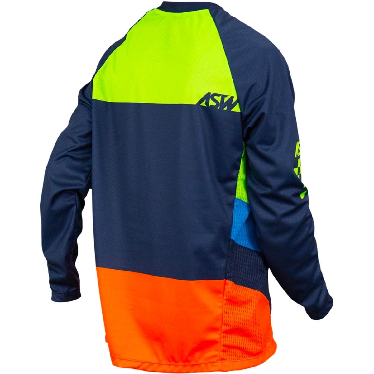 Camisa ASW Image Puzzle 23 Azul/Laranja - Grid Motors